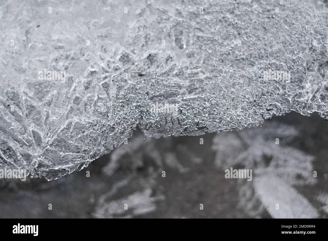 Winter season. Ice texture close-up.Winter frosty wallpaper. Winter ...