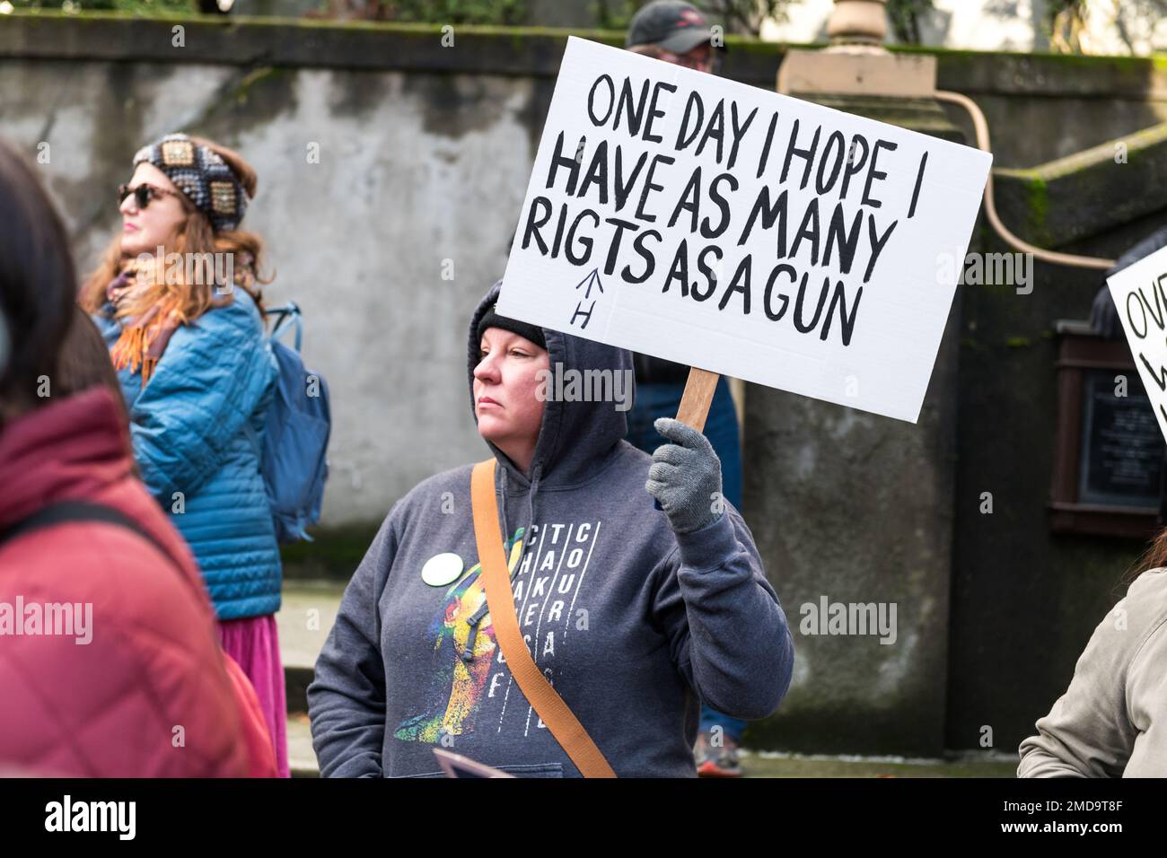 Seattle, USA. 22nd Jan, 2023. On the day that would be the 50th ...