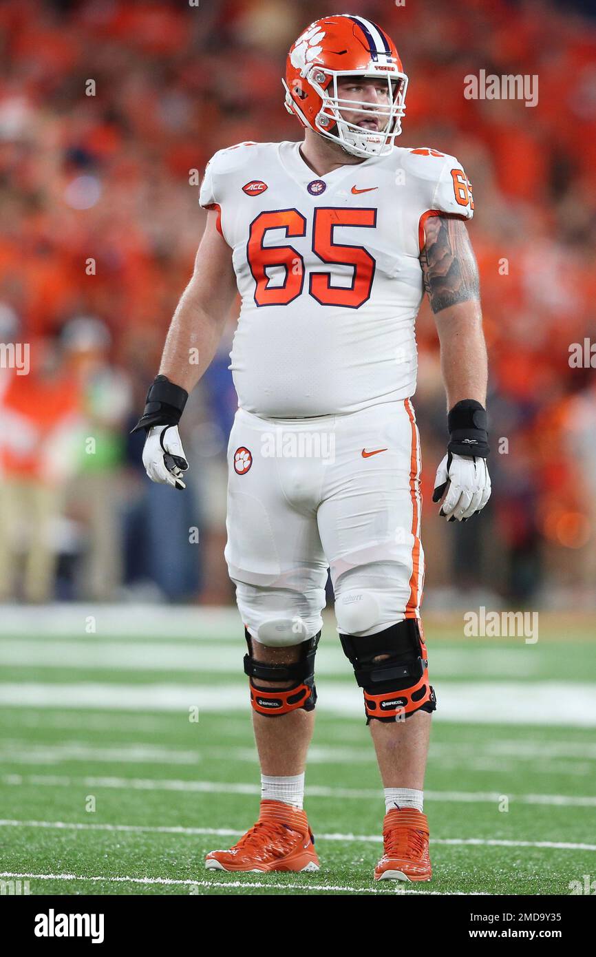 Clemson guard Matt Bockhorst (65) during the second quarter of the team ...