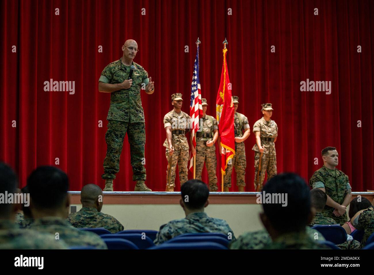 U.S. Marine Corps Col. David Suggs, chief of staff for Marine Air ...