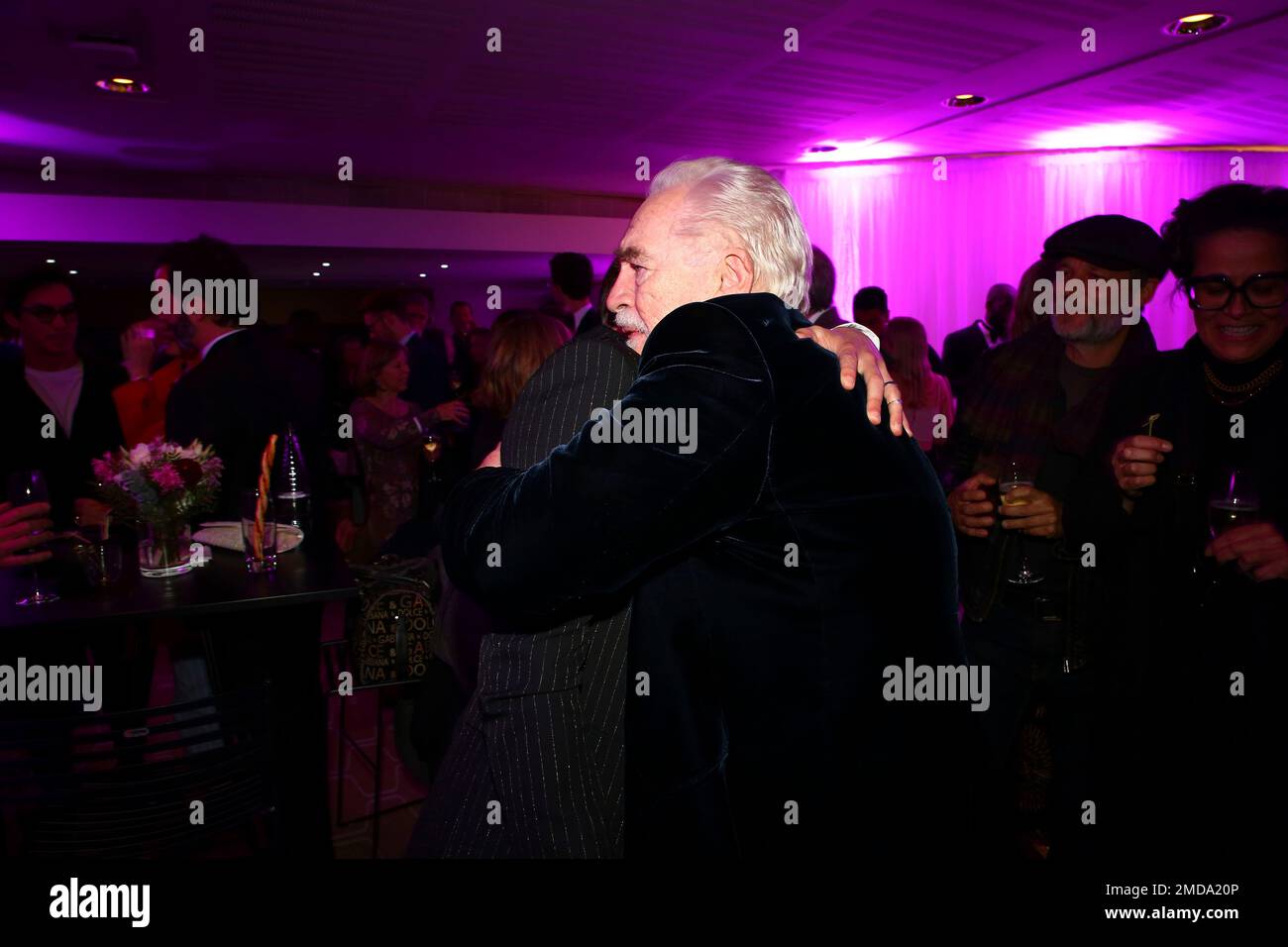 Kieran Culkin and Brian Cox pose for photographers upon arrival at the ...