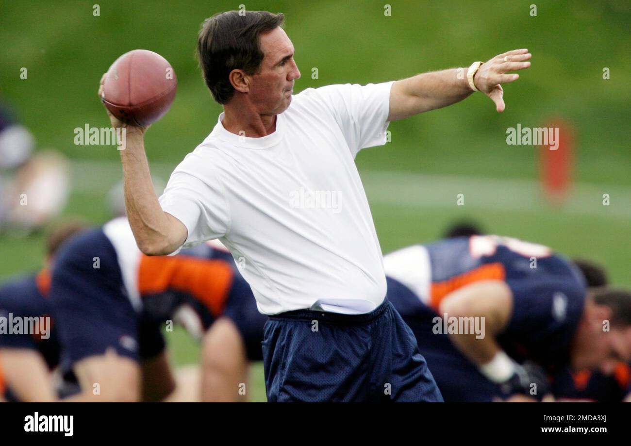 FILE - In this Oct. 2, 2006, file photo, Denver Broncos head coach Mike ...