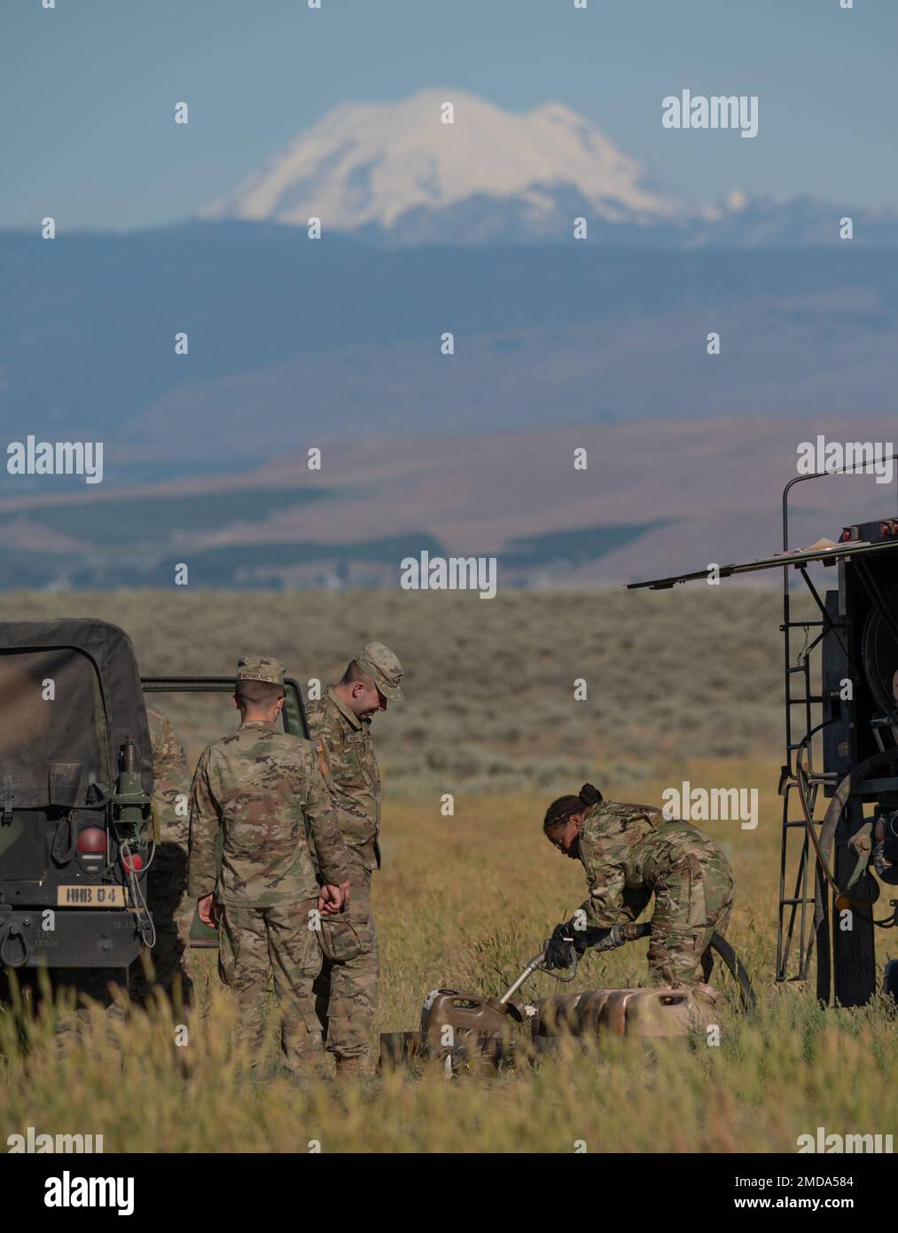 141 brigade support battalion hi-res stock photography and images - Alamy