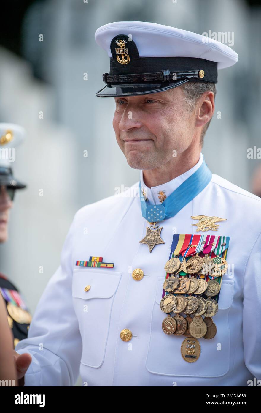 Official Imagery from the ceremony honoring the life of Chief Warrant ...