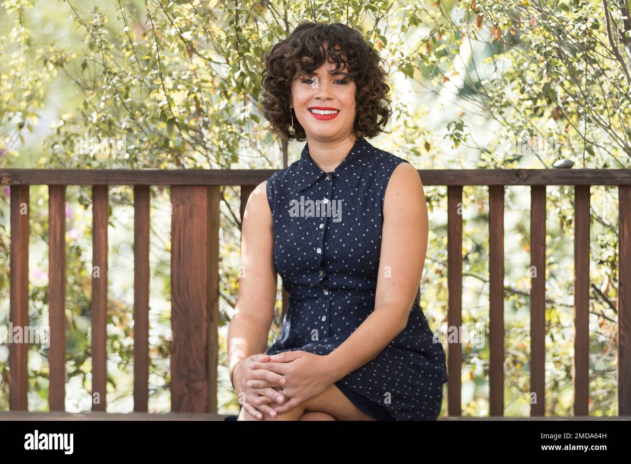 Charise Castro Smith poses for a portrait on Sept. 9, 2021, in Los ...