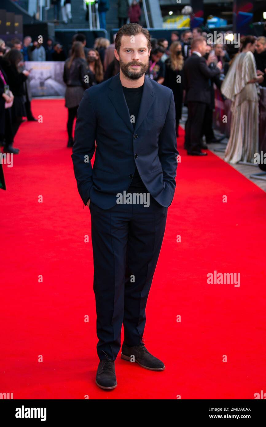 Jamie Dornan poses for photographers upon arrival at the premiere of ...