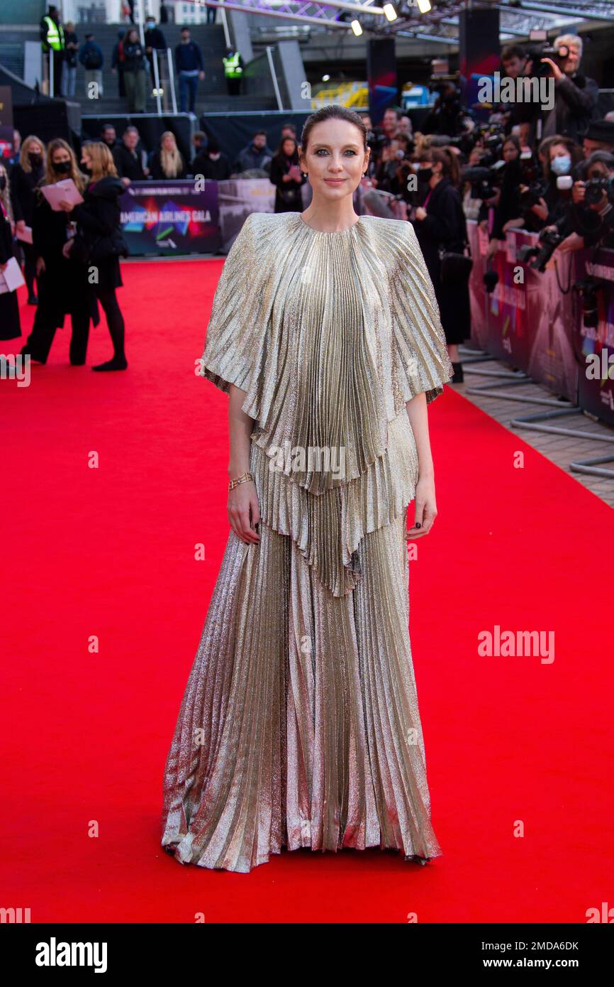 Caitriona Balfe poses for photographers upon arrival at the premiere of ...