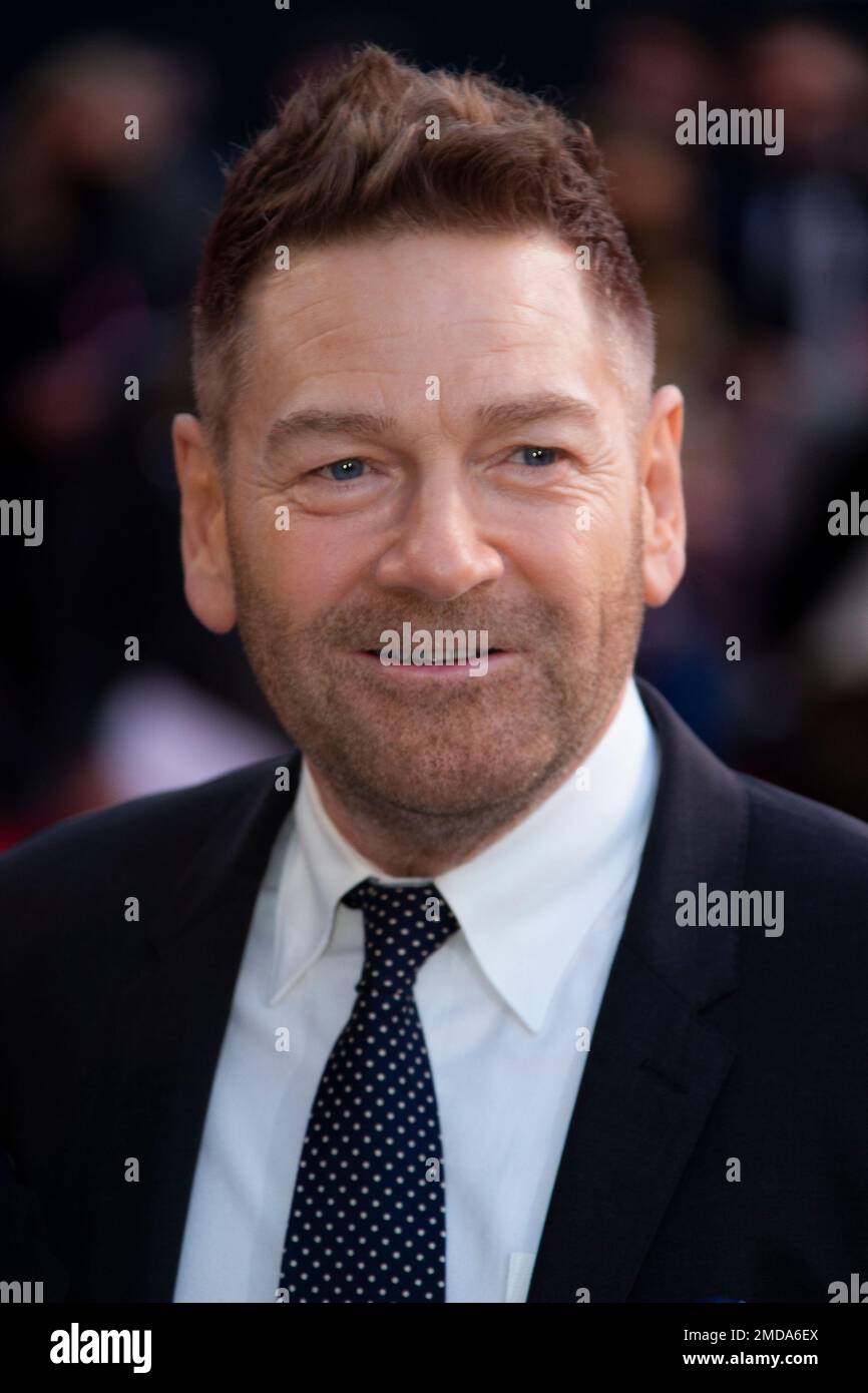 Kenneth Branagh poses for photographers upon arrival at the premiere of ...