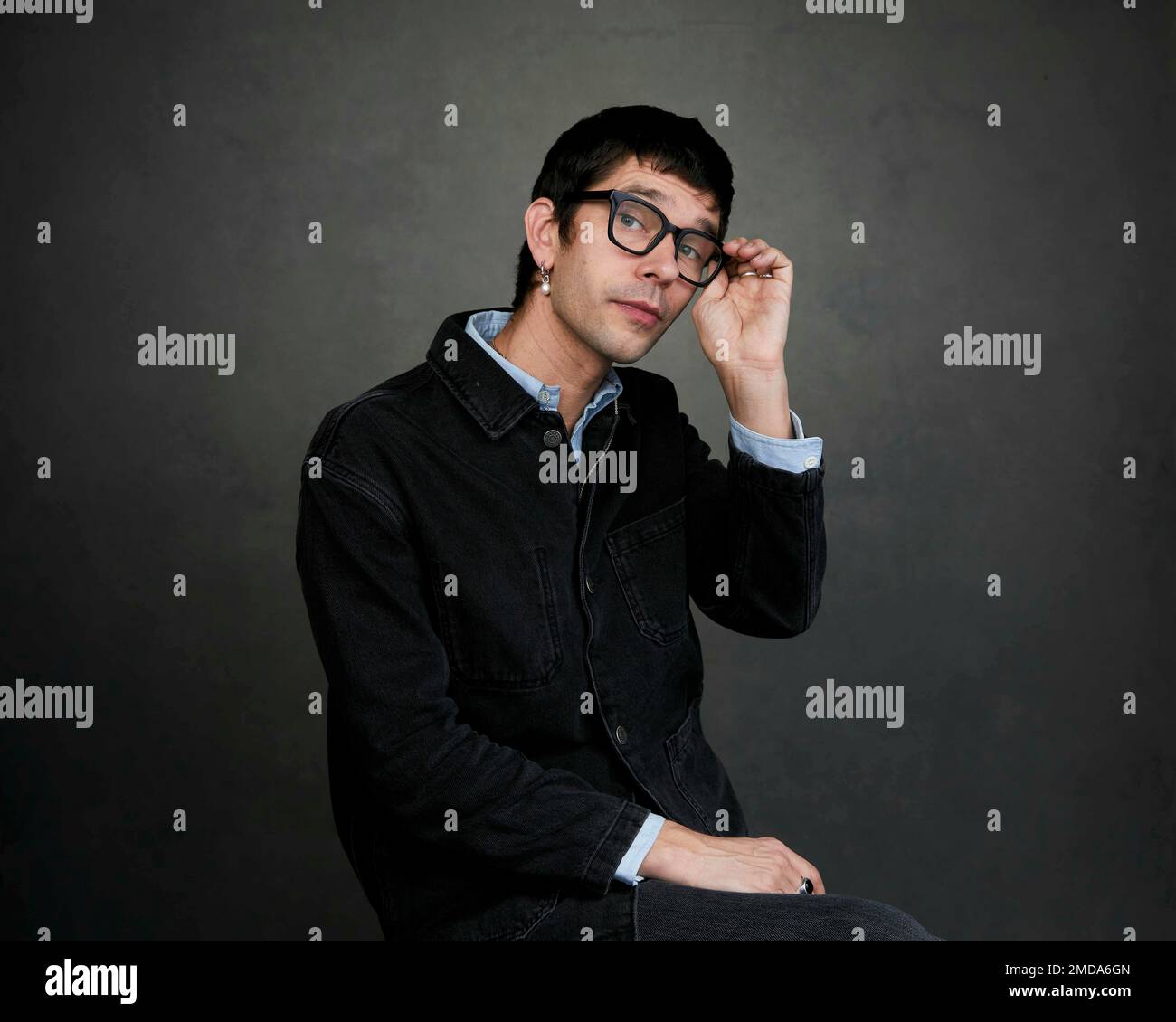 Ben Whishaw poses for a portrait to promote the film "Bad Behaviour" at ...