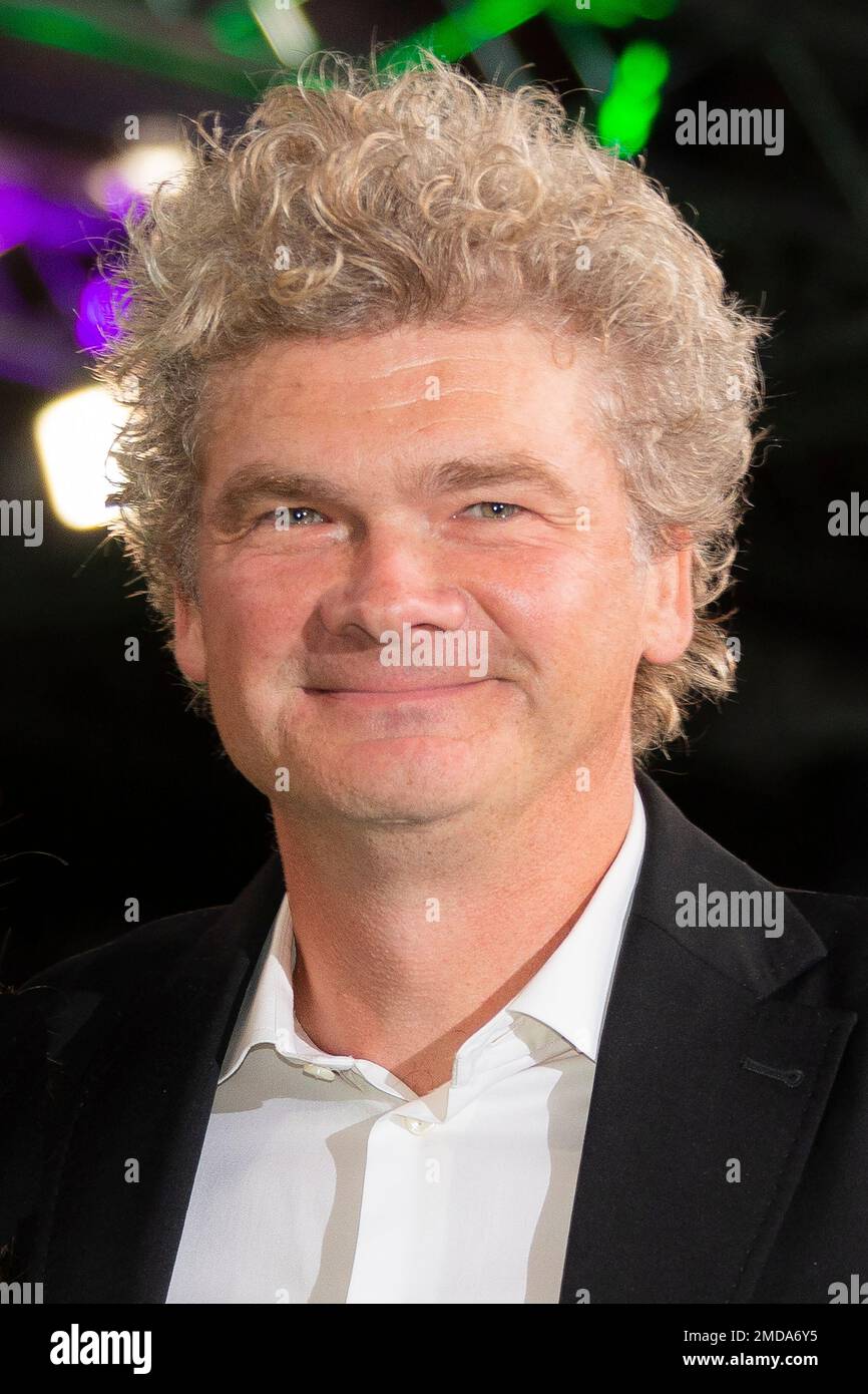 Simon Farnaby poses for photographers upon arrival at the premiere of ...