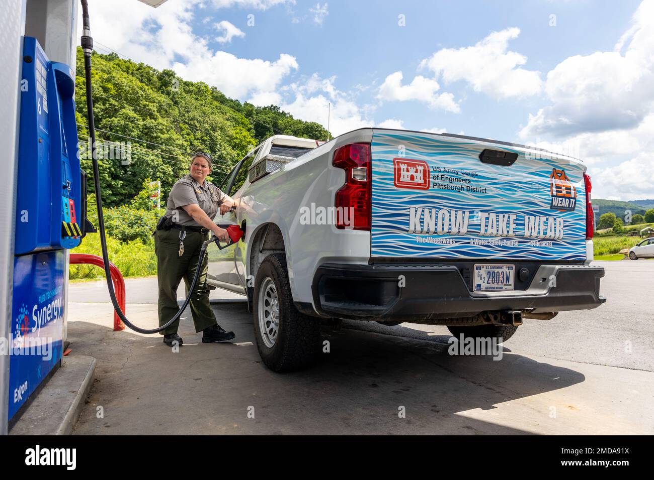Karen Osler, a park ranger with U.S. Army Corps of Engineers Pittsburgh ...