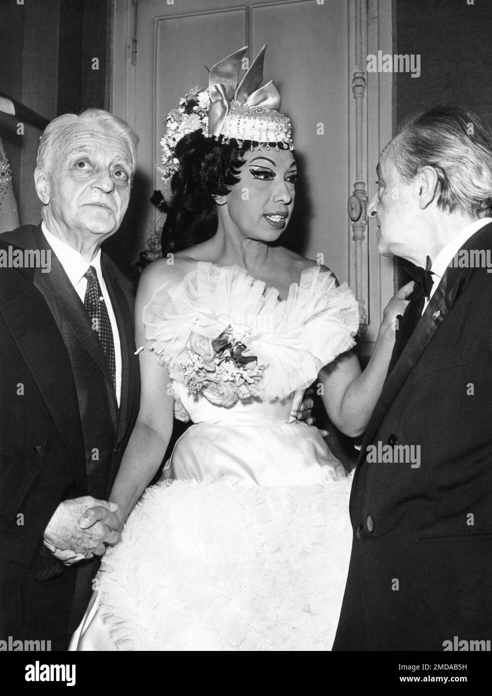 Josephine Baker, after her performance at l'Olympia in Paris, France ...