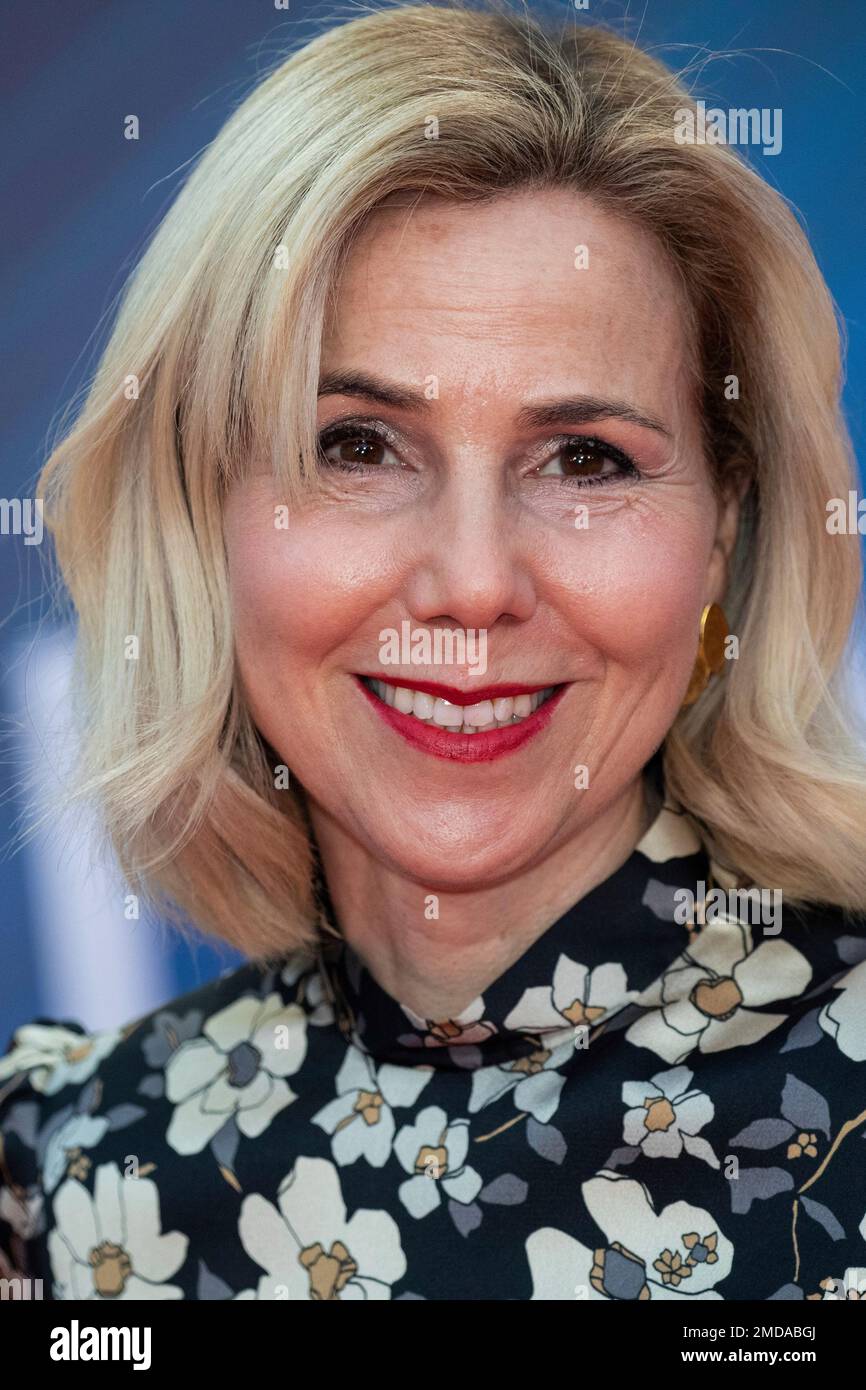 Sally Phillips poses for photographers upon arrival at the premiere of ...