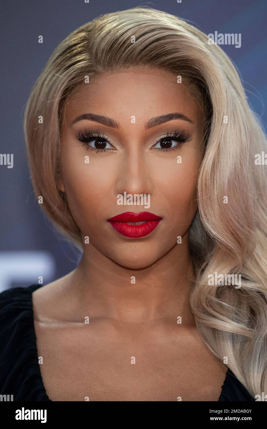 Toni Tone poses for photographers upon arrival at the premiere of the ...