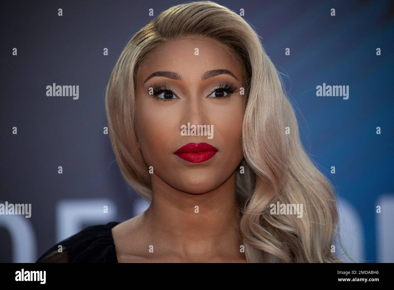 Toni Tone poses for photographers upon arrival at the premiere of the ...