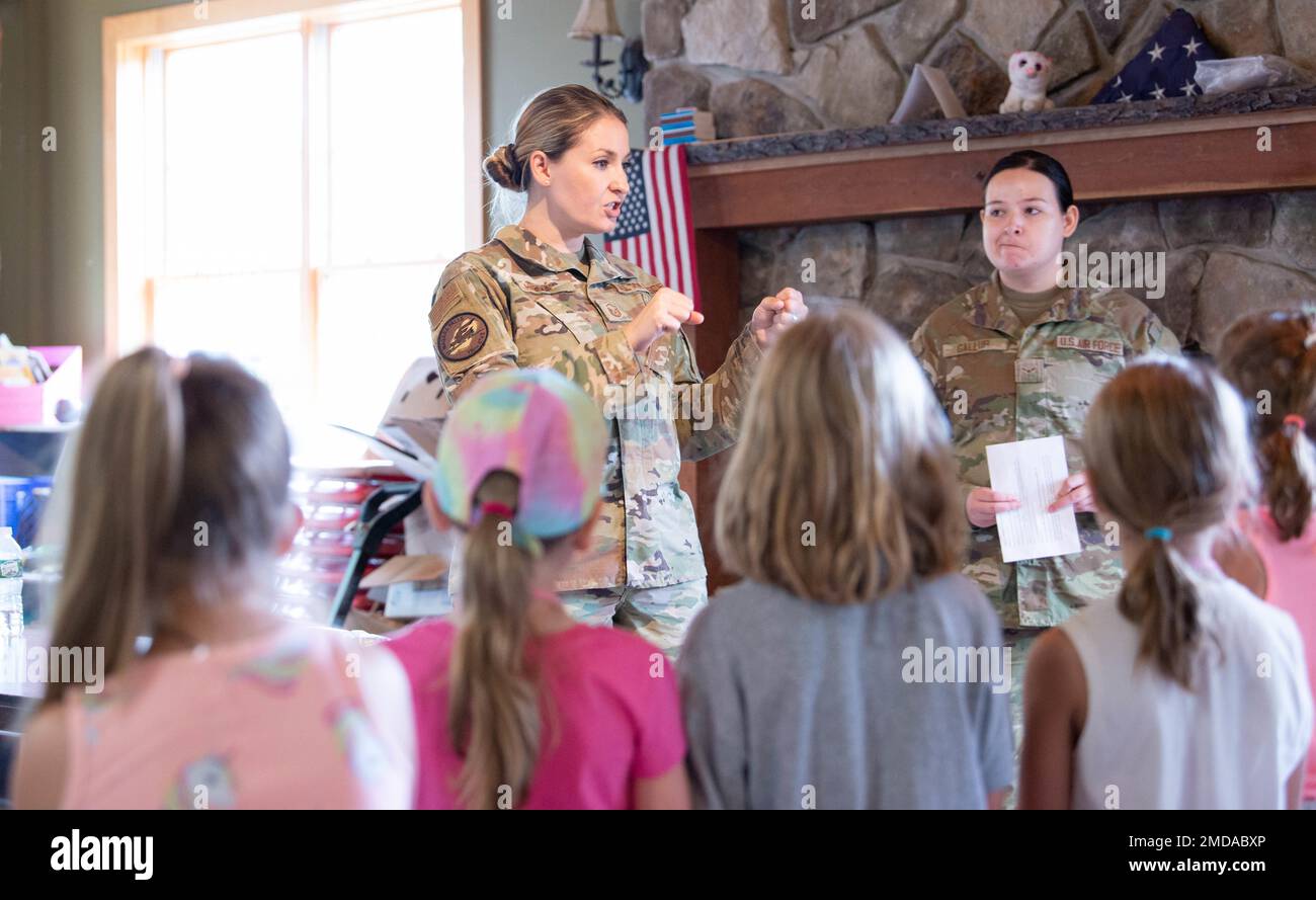Master Sgt. Kymberly Higley and Airman First Class Whitney Gallup ...