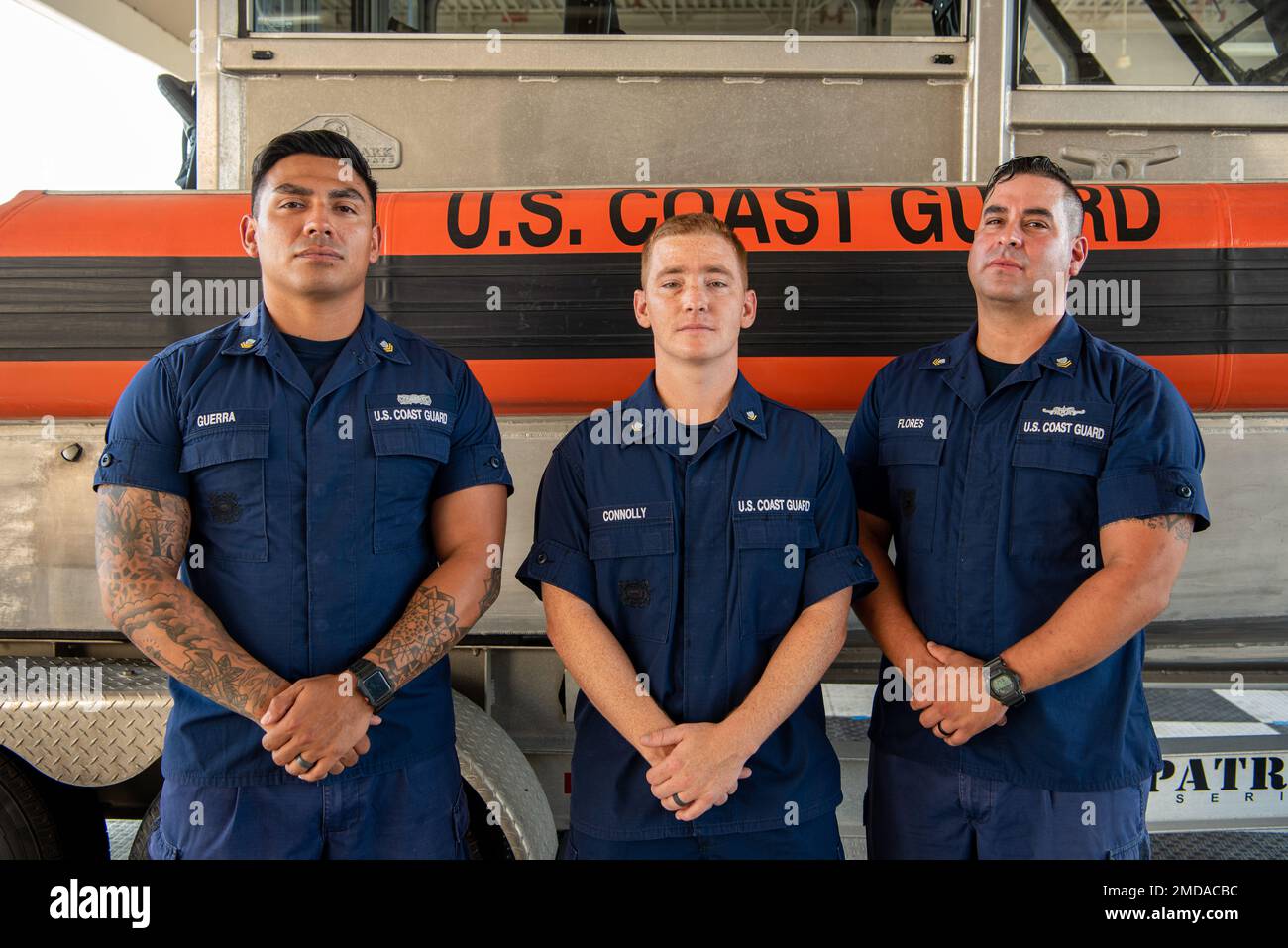 Petty Officer 2nd Class Jarrett Guerra, Petty Officer 3rd Class Corey ...