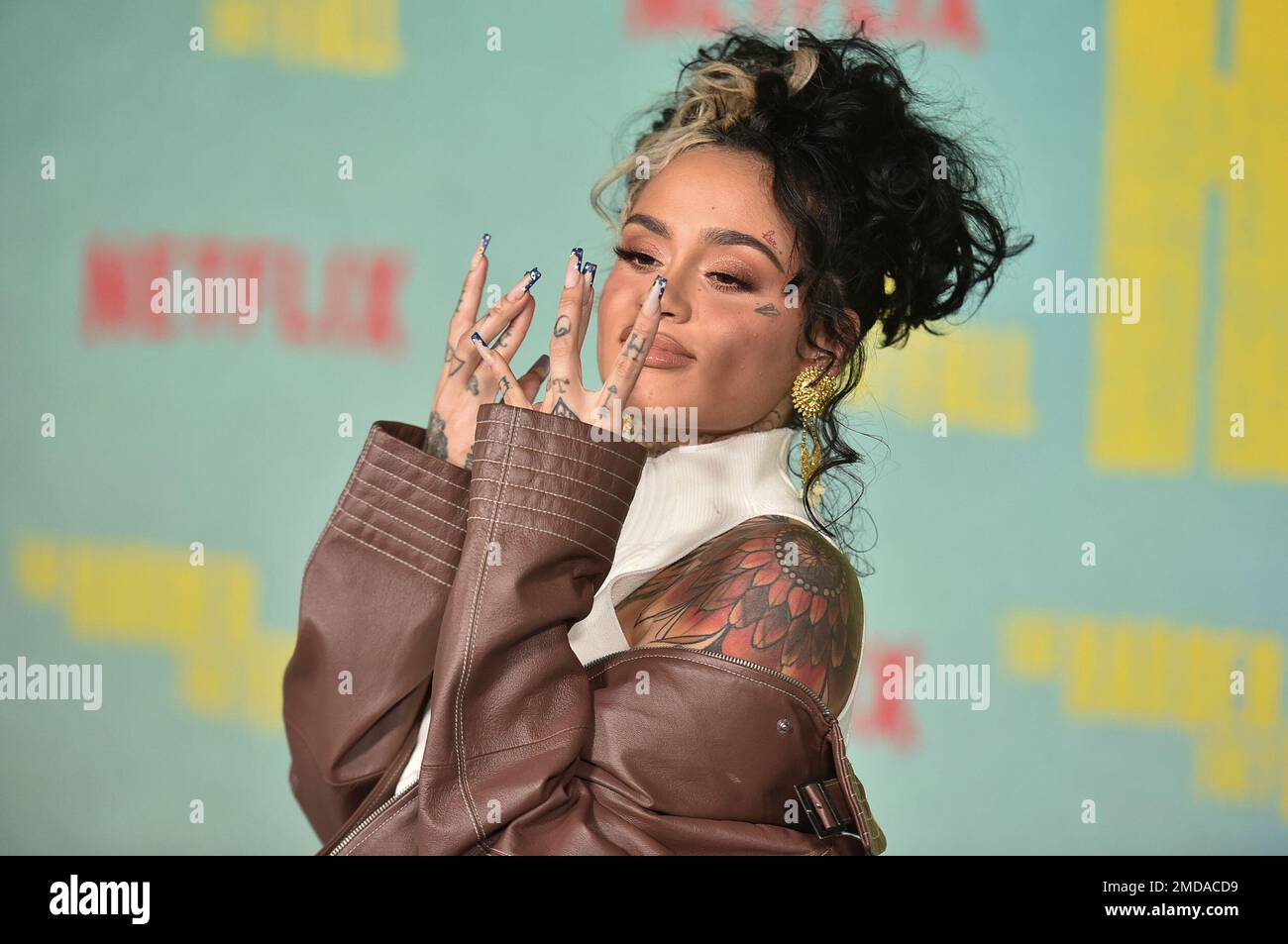 Kehlani arrives at a special screening of "The Harder They Fall" on ...