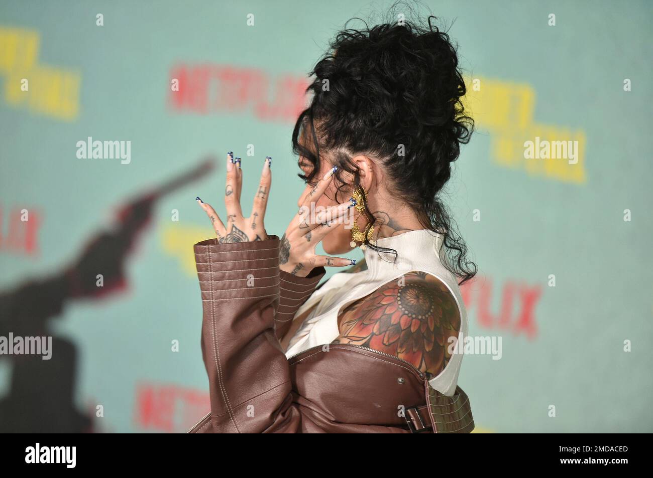 Kehlani arrives at a special screening of "The Harder They Fall" on ...