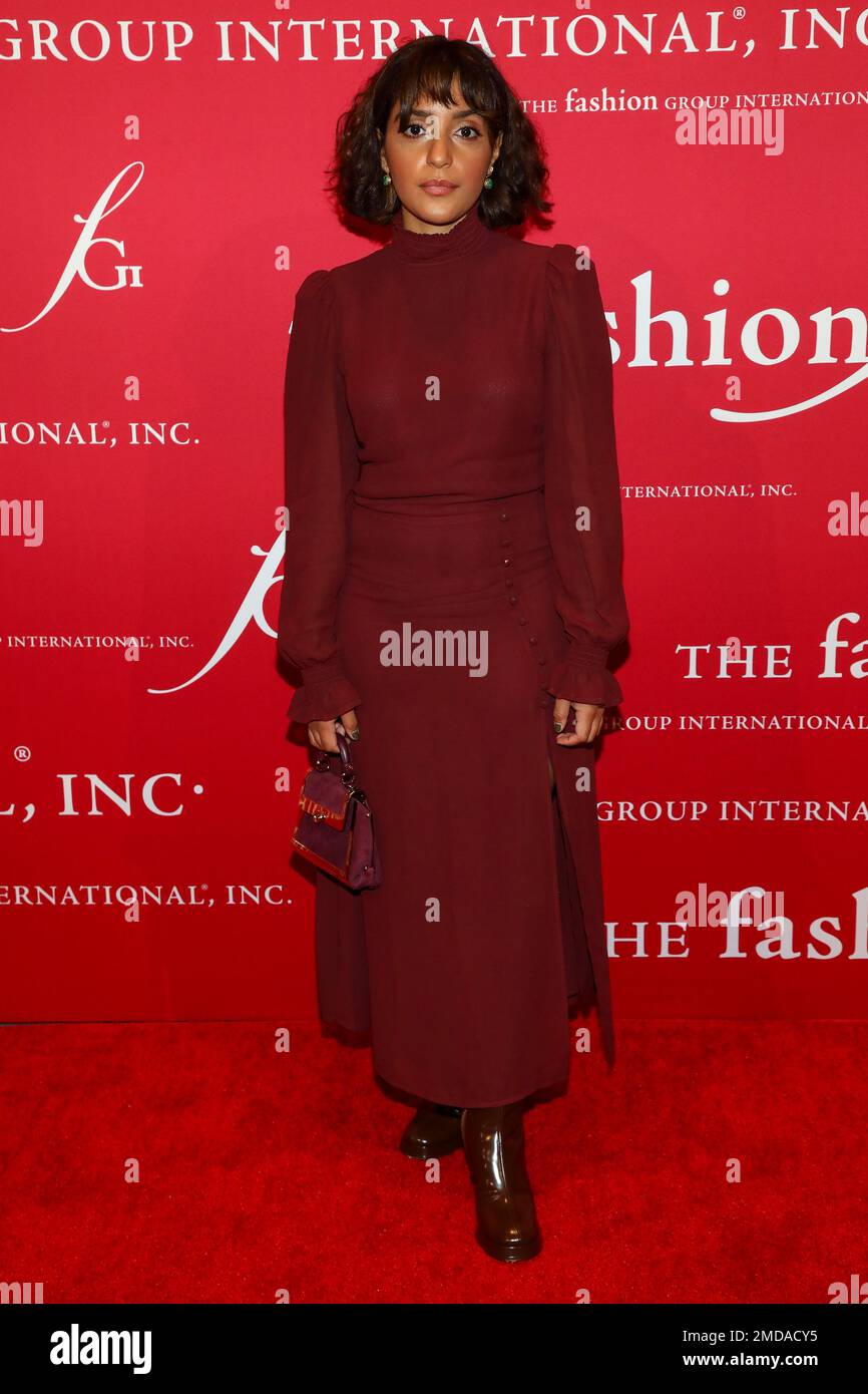 Actor Coral Pena attends The Fashion Group International's annual ...