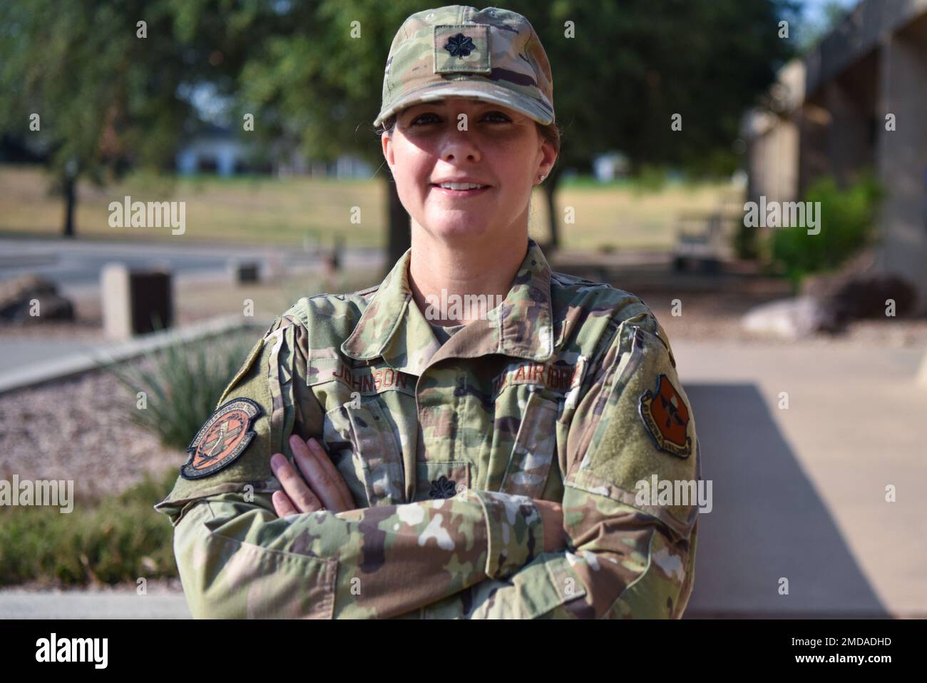 U.S. Air Force Lt. Col. Jennifer Johnson, 17th Healthcare Operations Squadron commander, poses ...