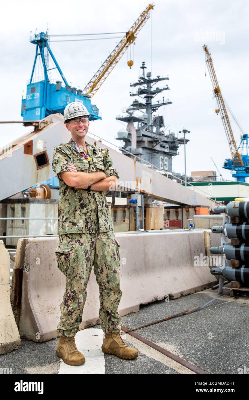 Recently Cmdr. Frank Gasperetti became Norfolk Naval Shipyard’s (NNSY ...