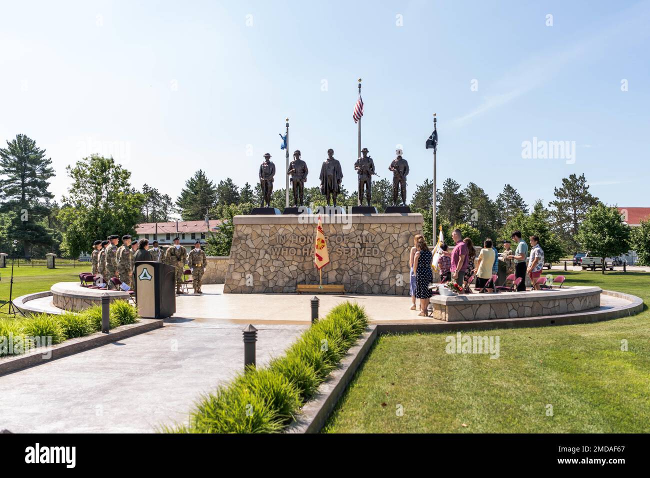 Fort McCoy Garrison Change of Command Ceremony was held at the Veterans ...