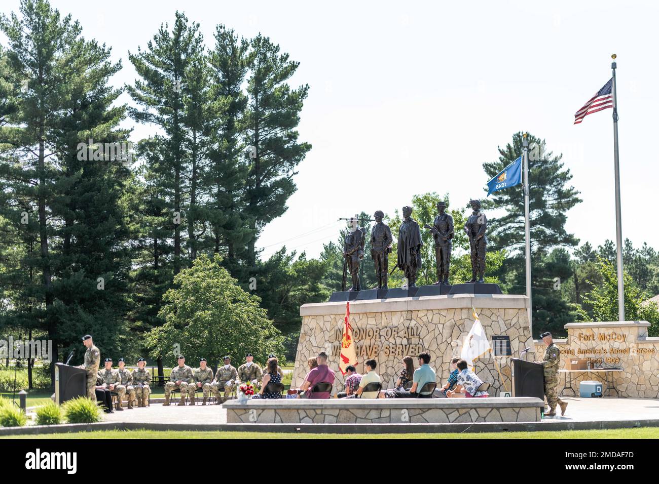 Fort McCoy Garrison Change of Command Ceremony was held at the Veterans ...