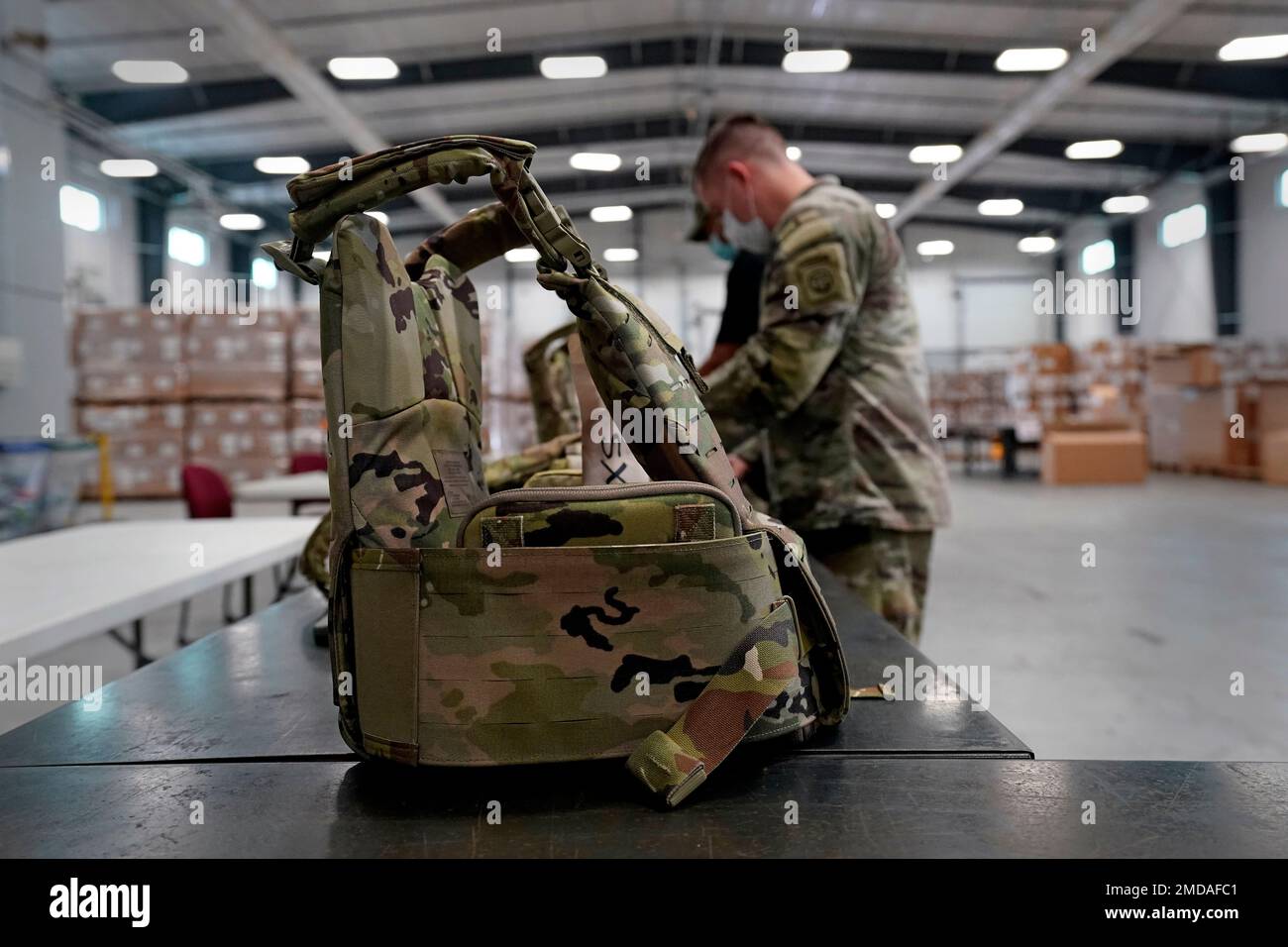 The new Gen 2 MSV, modular scalable vest is seen as members of the 82nd ...