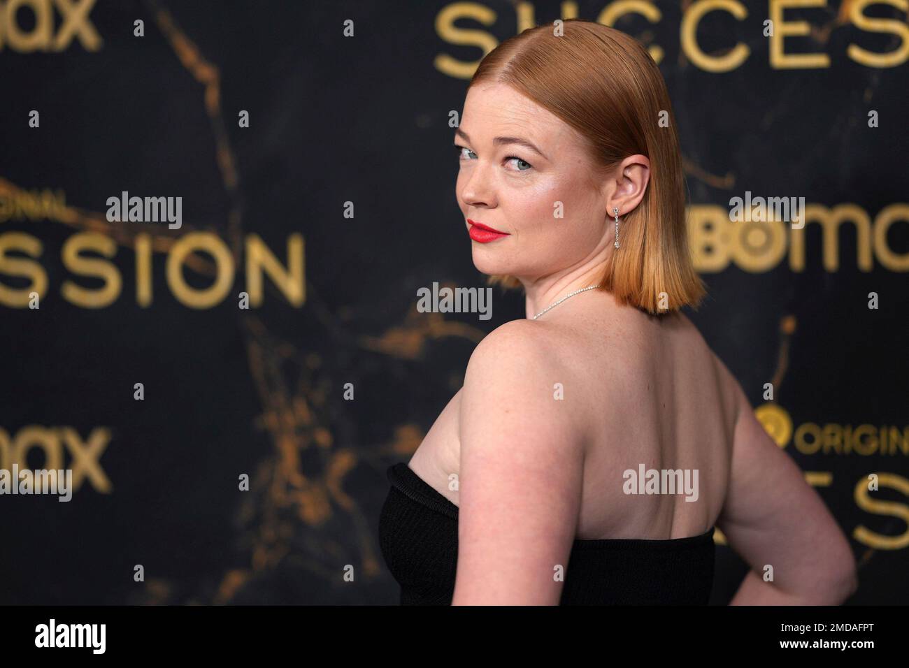Sarah Snook attends HBO's "Succession" season 3 premiere at the ...