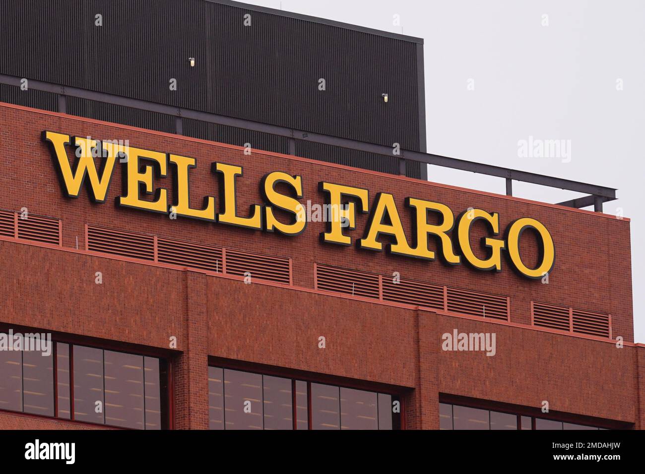 Shown is a Wells Fargo location in Philadelphia, Tuesday, Oct. 12, 2021 ...