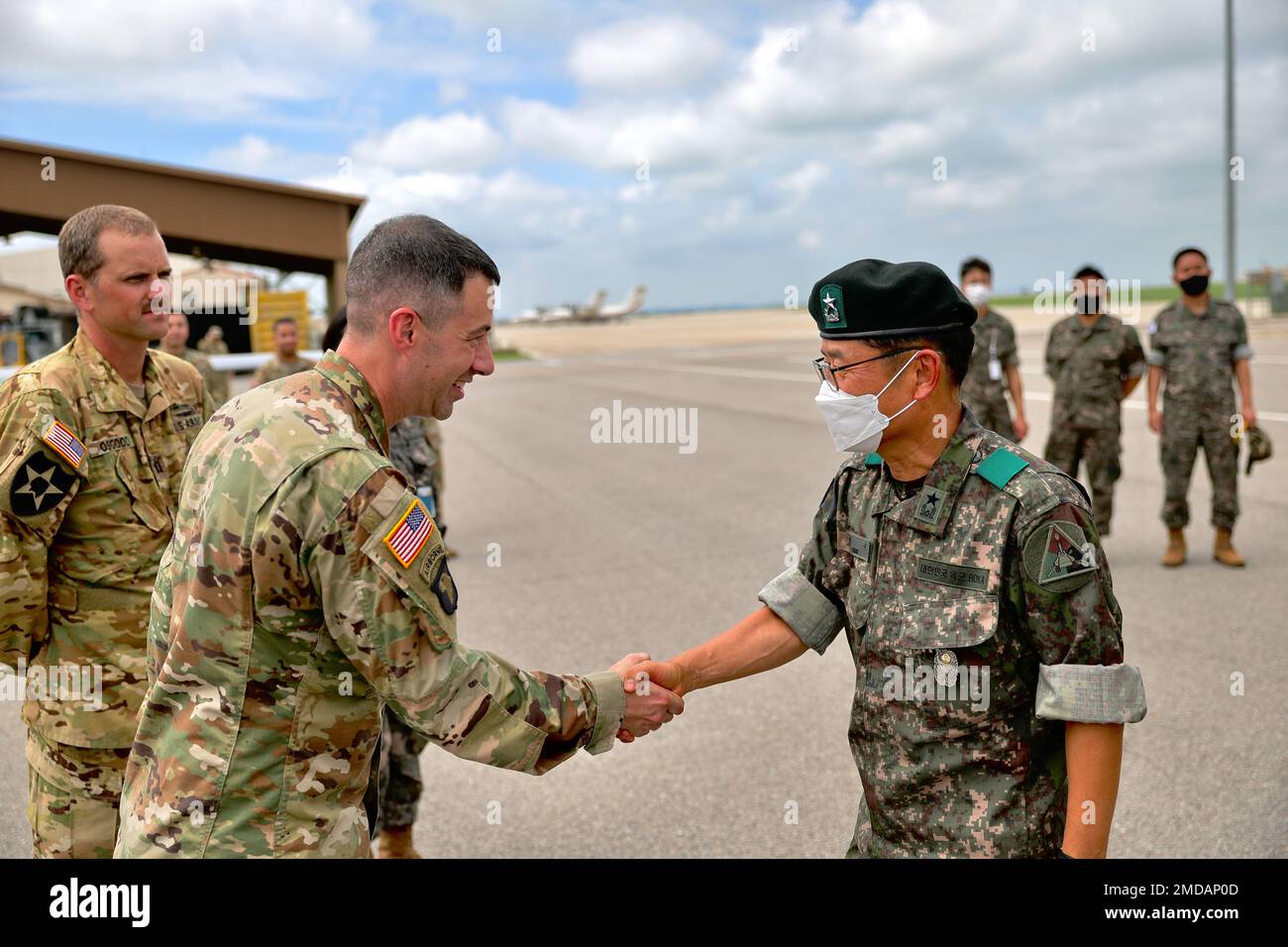Brig. Gen. Soo Park, Superintendent of the Republic of Korea Army Armor ...