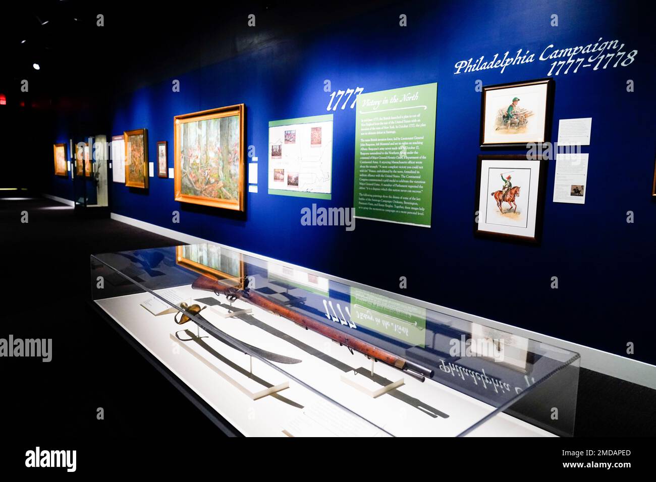 Final preparations are made for the upcoming exhibition Liberty: Don ...