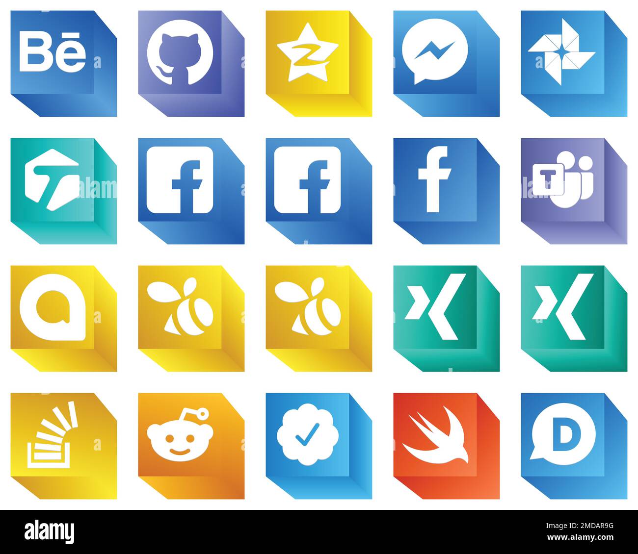 3d microsoft logo Stock Vector Images - Alamy