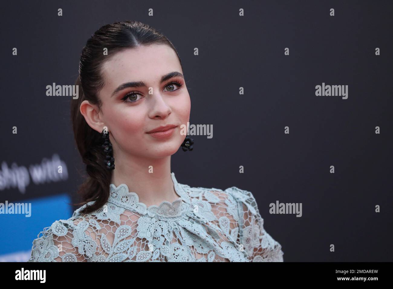 Lara McDonnell poses for photographers upon arrival at the premiere of ...