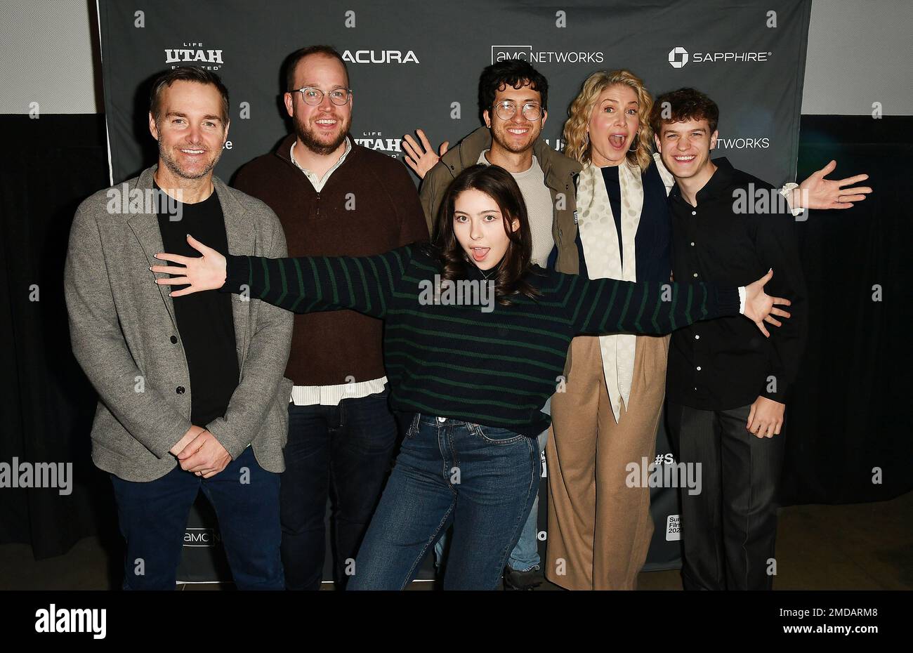 Park City, USA. 21st Jan, 2023. Will Forte, Jake Van Wagoner, Emma ...