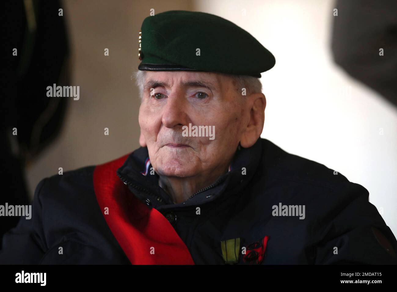 FILE - In this Nov.26, 2020 file photo, Hubert Germain, a WWII ...