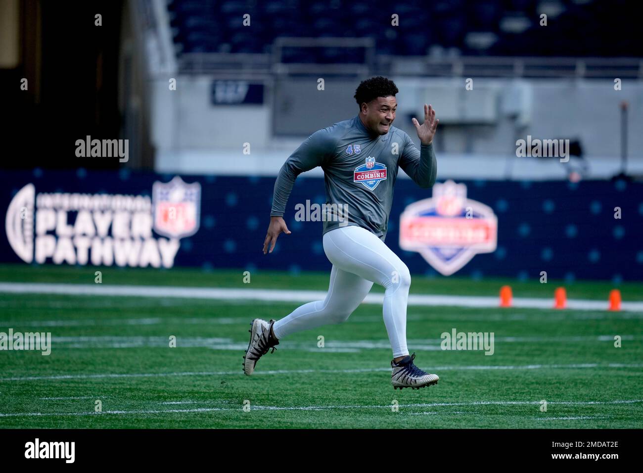 New Zealand's defensive lineman Shawn Tuione, a former member of the Te ...