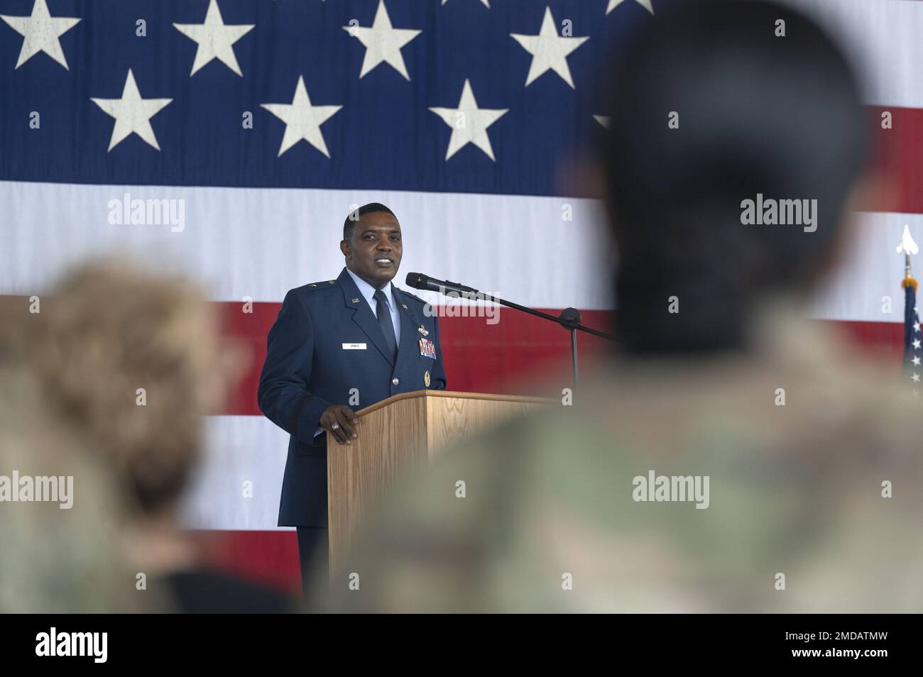 U.S. Air Force Brig. Gen. Otis C. Jones, incoming 86th Airlift Wing ...
