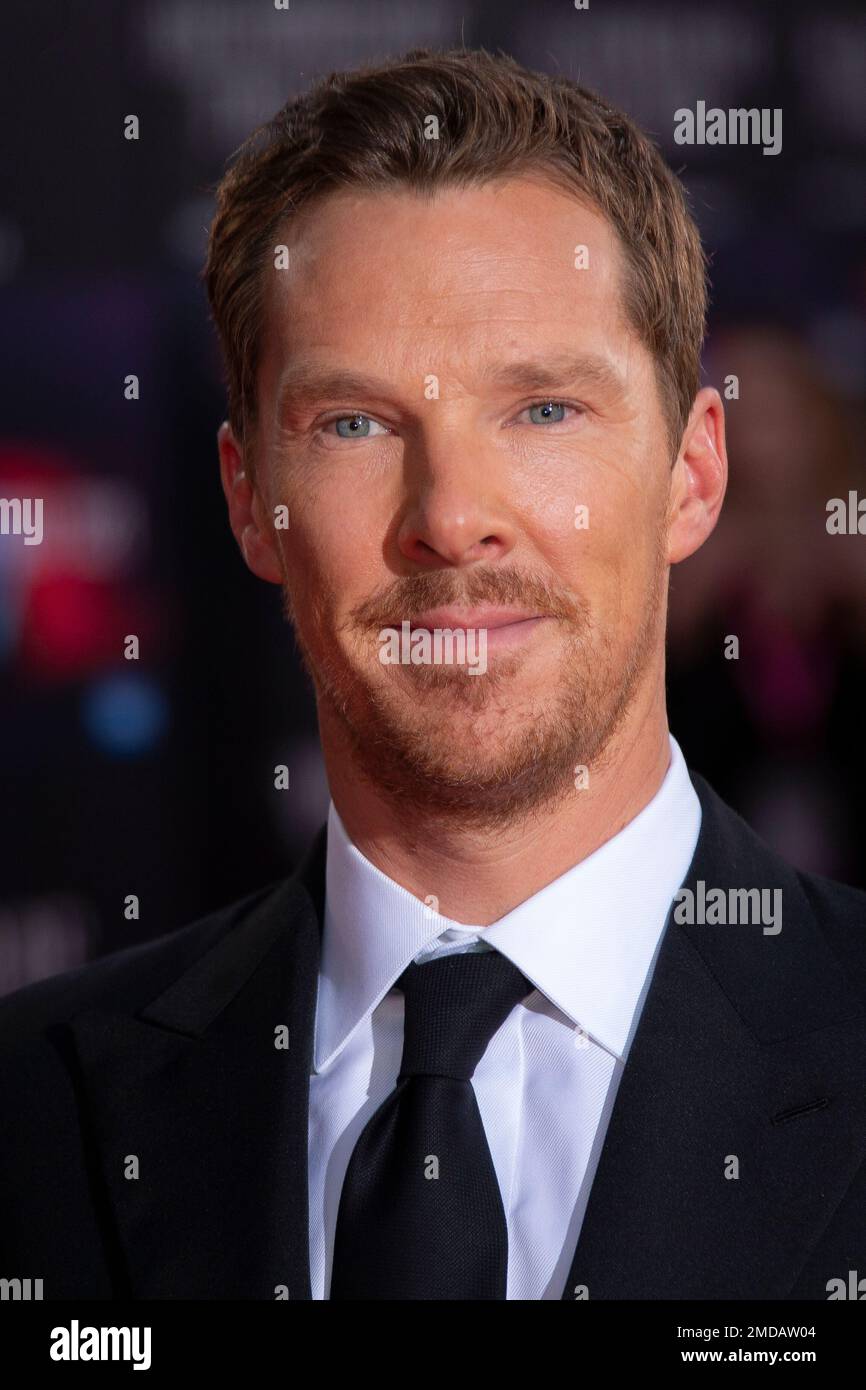 Benedict Cumberbatch poses for photographers upon arrival at the ...