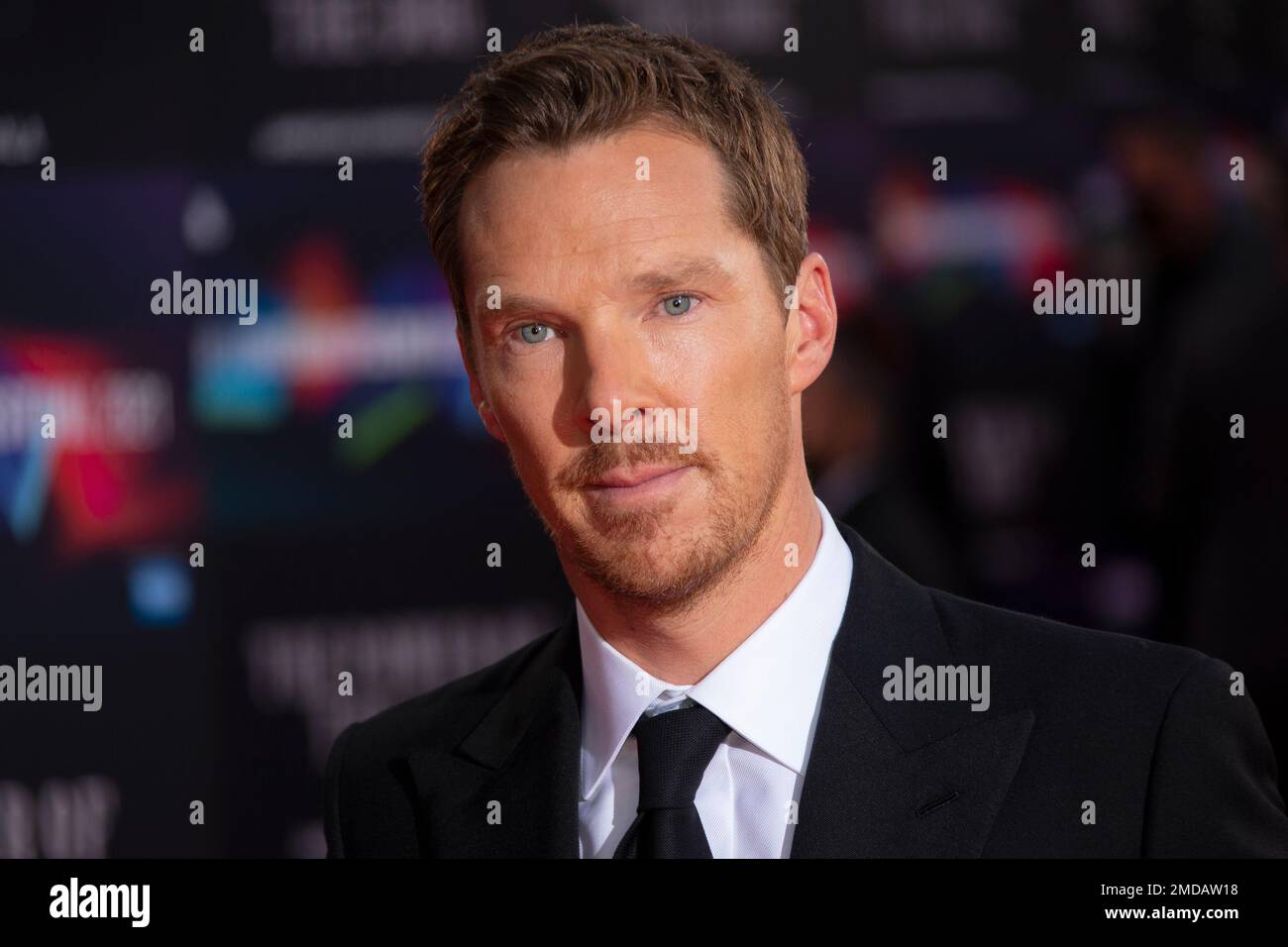 Benedict Cumberbatch poses for photographers upon arrival at the ...