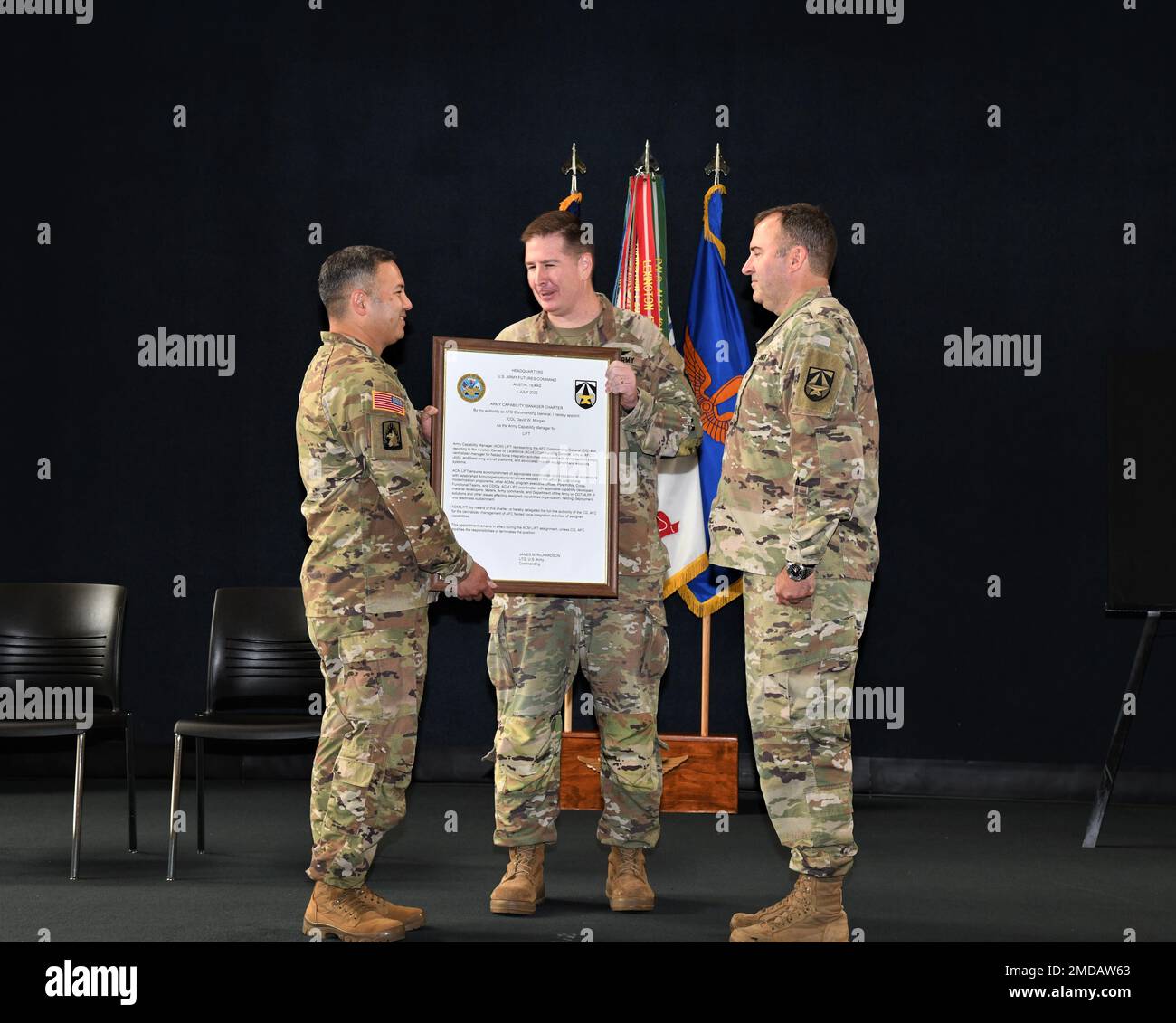 U.S. Army Col. David W. Morgan, incoming director, Army Capability ...