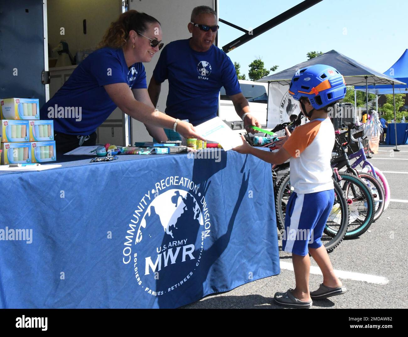 Fort Drum children practiced their left turns, right turns, braking and ...