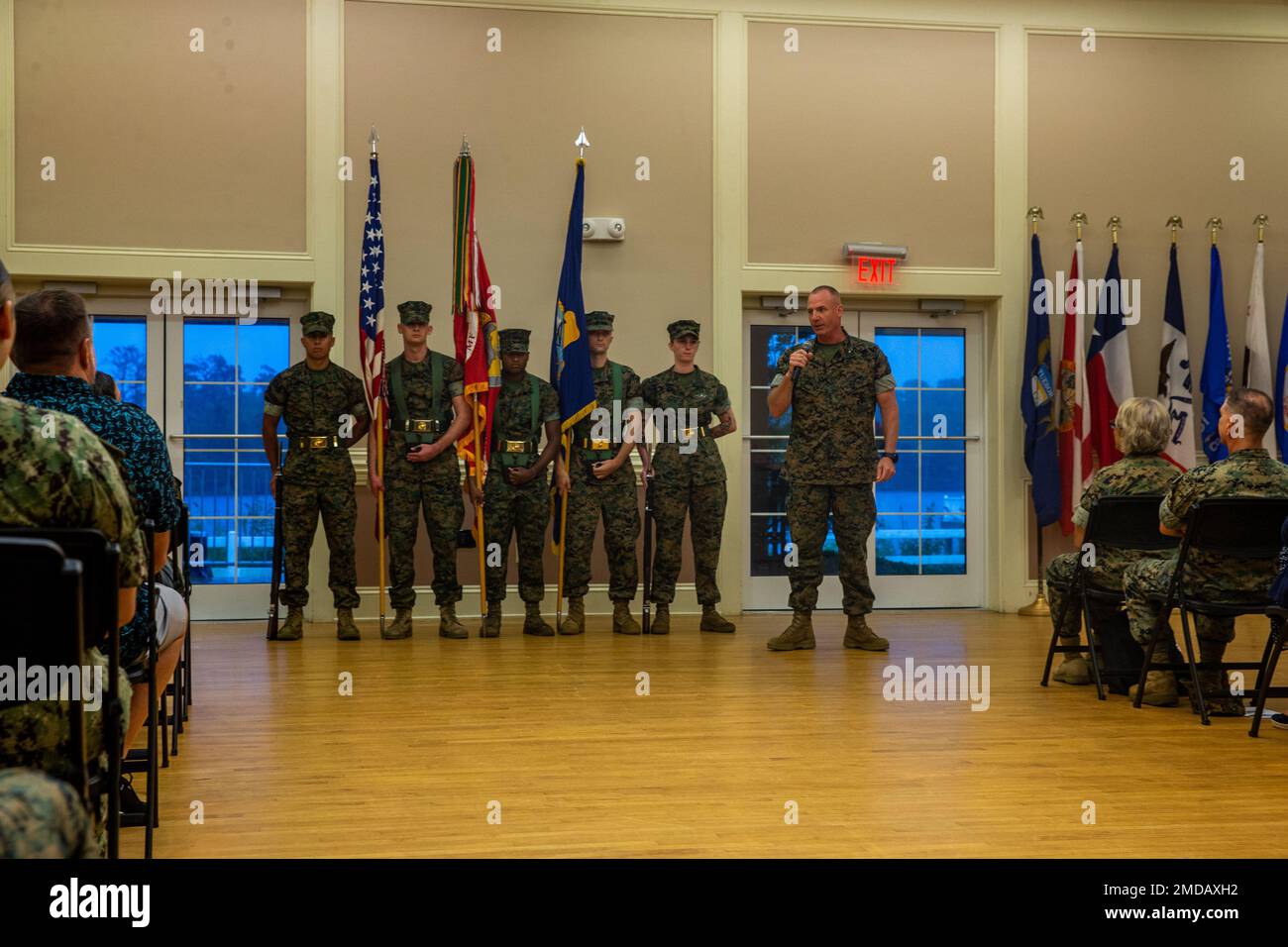 U.S. Marine Corps Brig. Gen. Michael E. McWilliams, the commanding ...