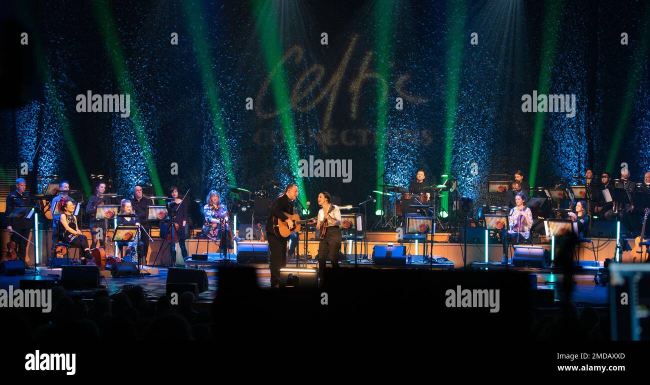 Glasgow Scotland. 19 January 2023. Sierra Hull, American bluegrass ...