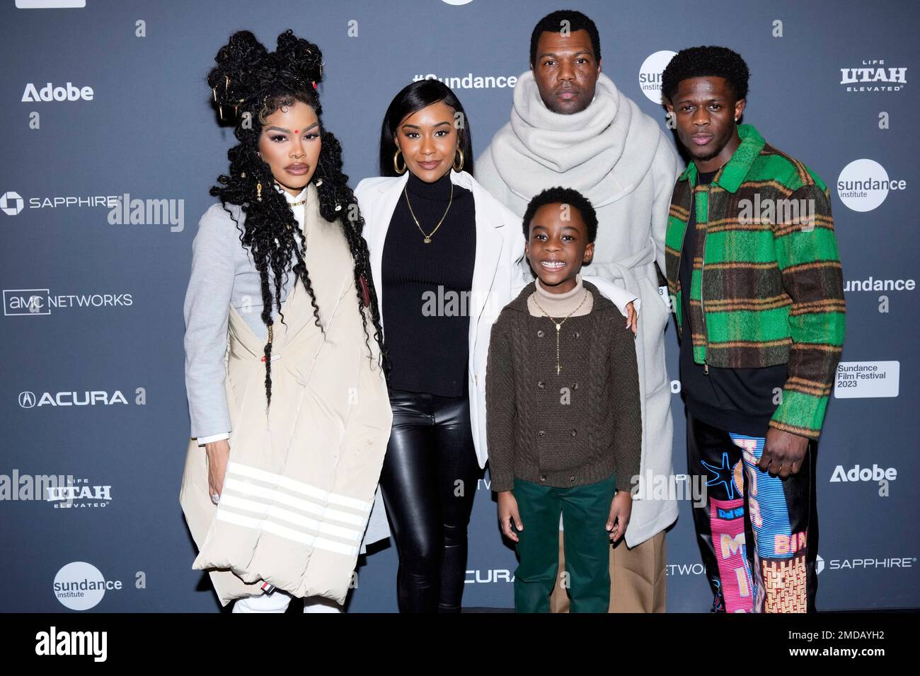 Teyana Taylor, from left, A.V. Rockwell, Aaron Kingsley Adetola ...