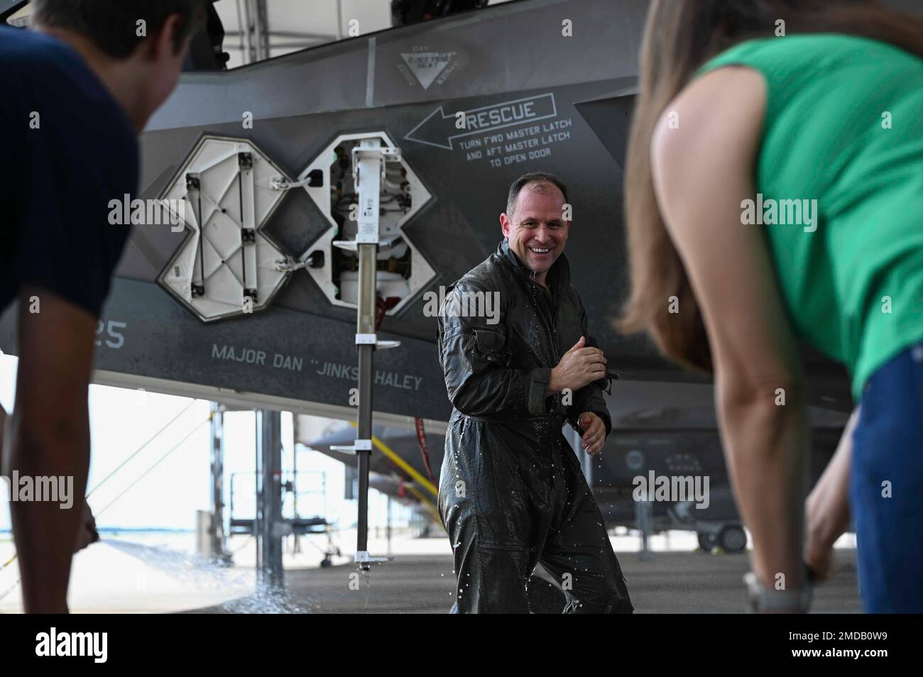 U.S. Air Force Col. James McFarland, vice commander of the 33rd Fighter ...