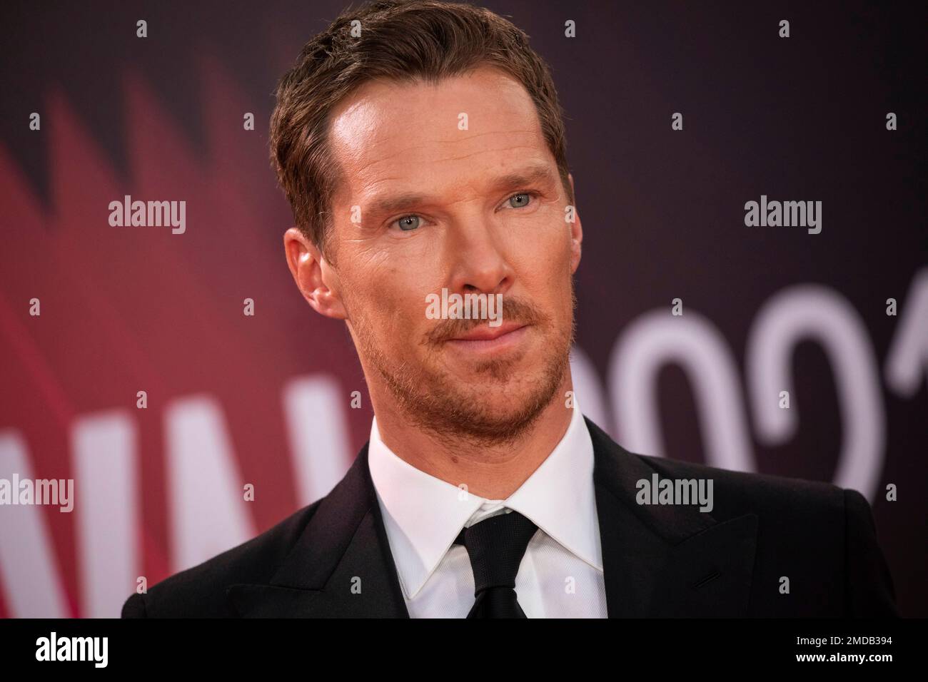 Benedict Cumberbatch poses for photographers upon arrival at the ...