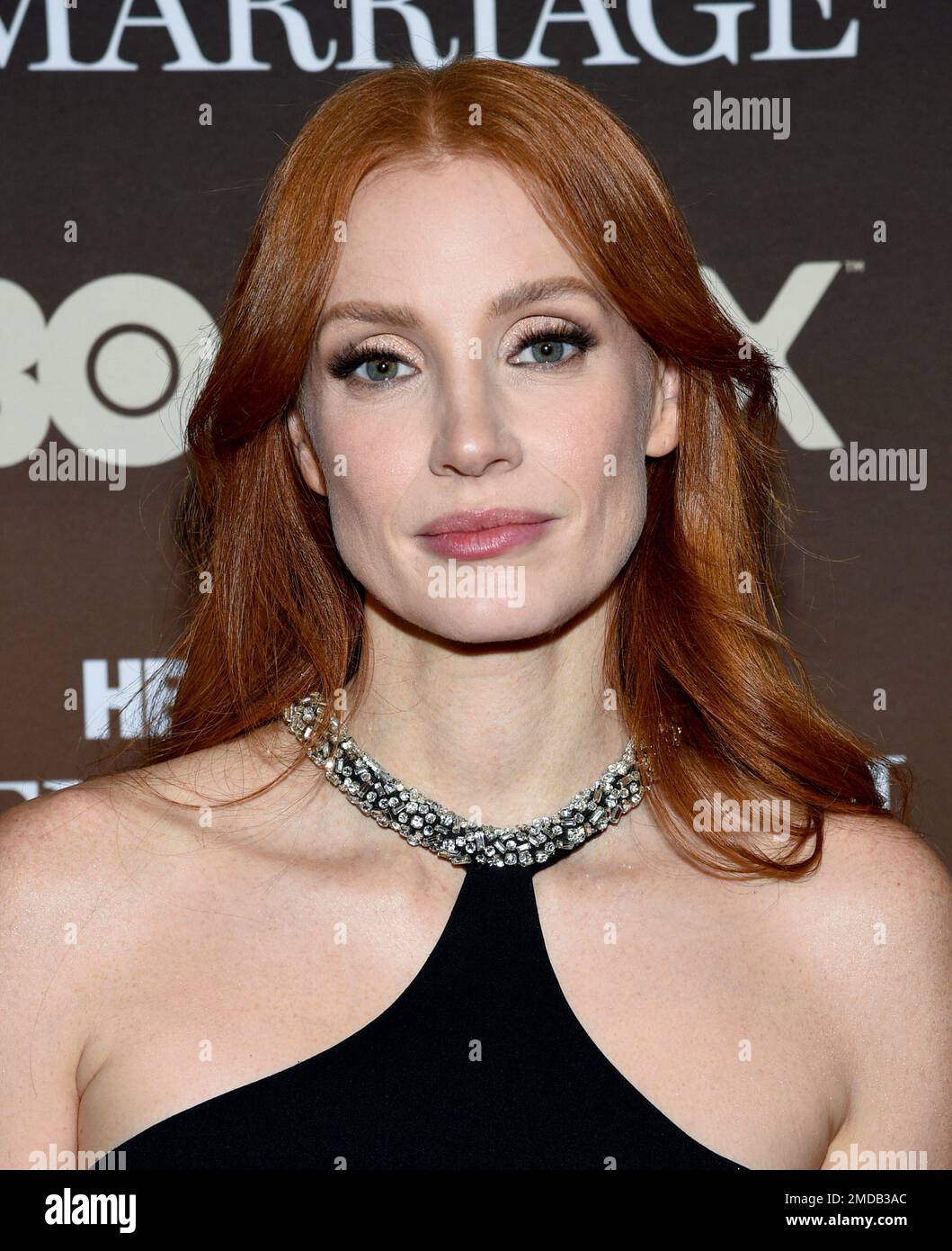 Actor Jessica Chastain attends a special screening of HBO's "Scenes ...