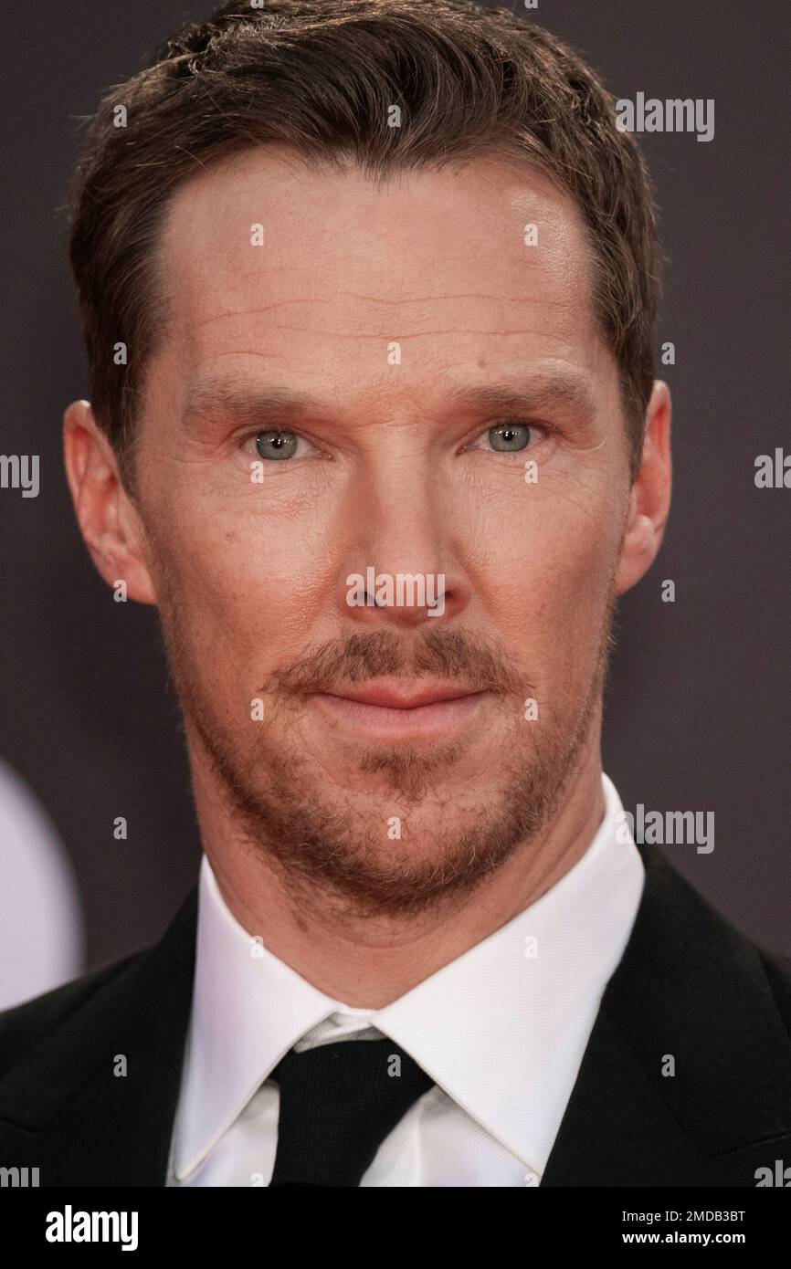 Benedict Cumberbatch poses for photographers upon arrival at the ...